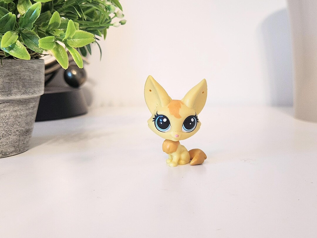 LPS #196 ZEDA SANDY Fox Yellow Orange | Pets in the City | Authentic ...