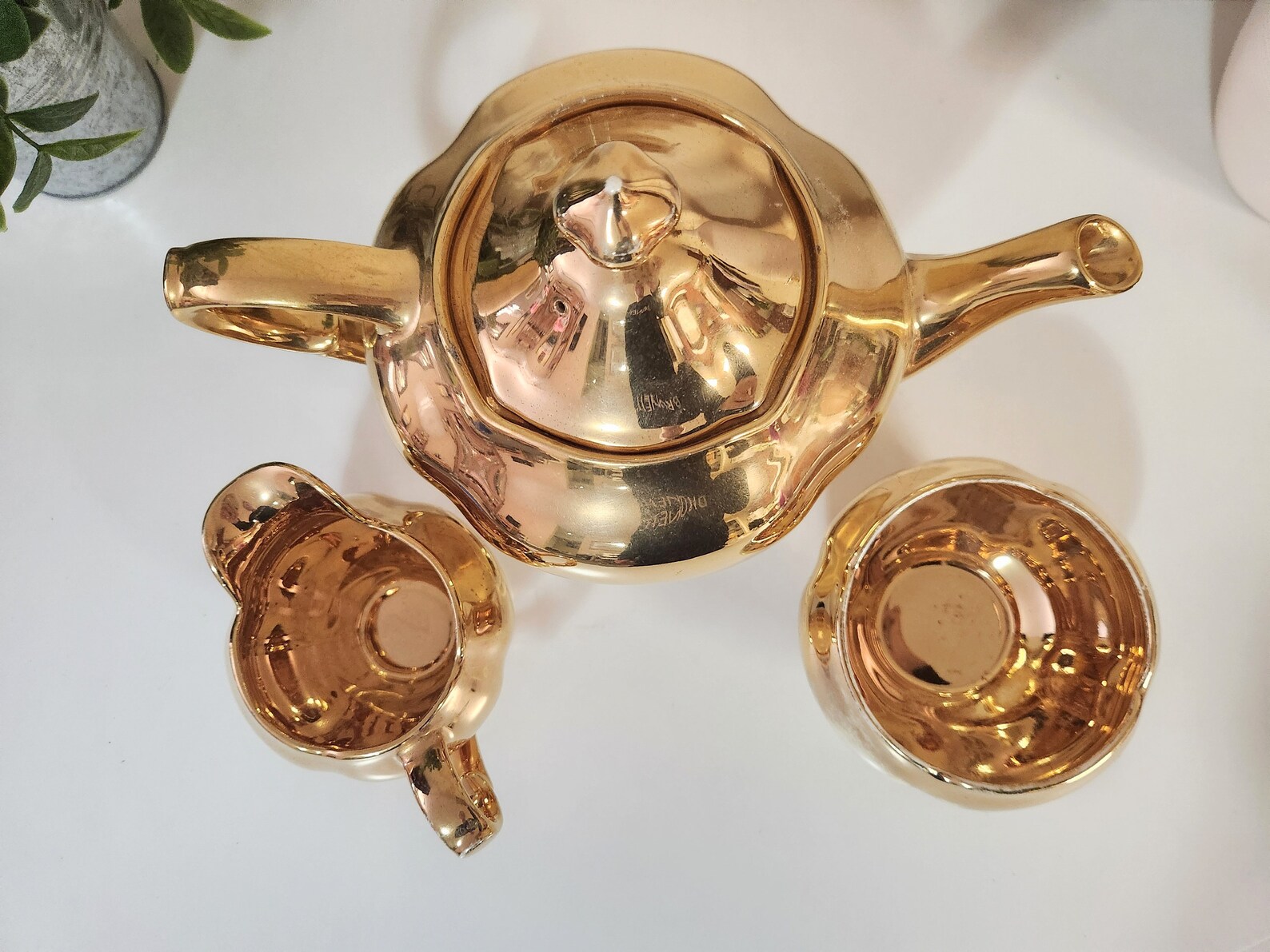Luxe Royal Winton Golden Age Teapot 1960s Gold Luster Large Tea Pot ...