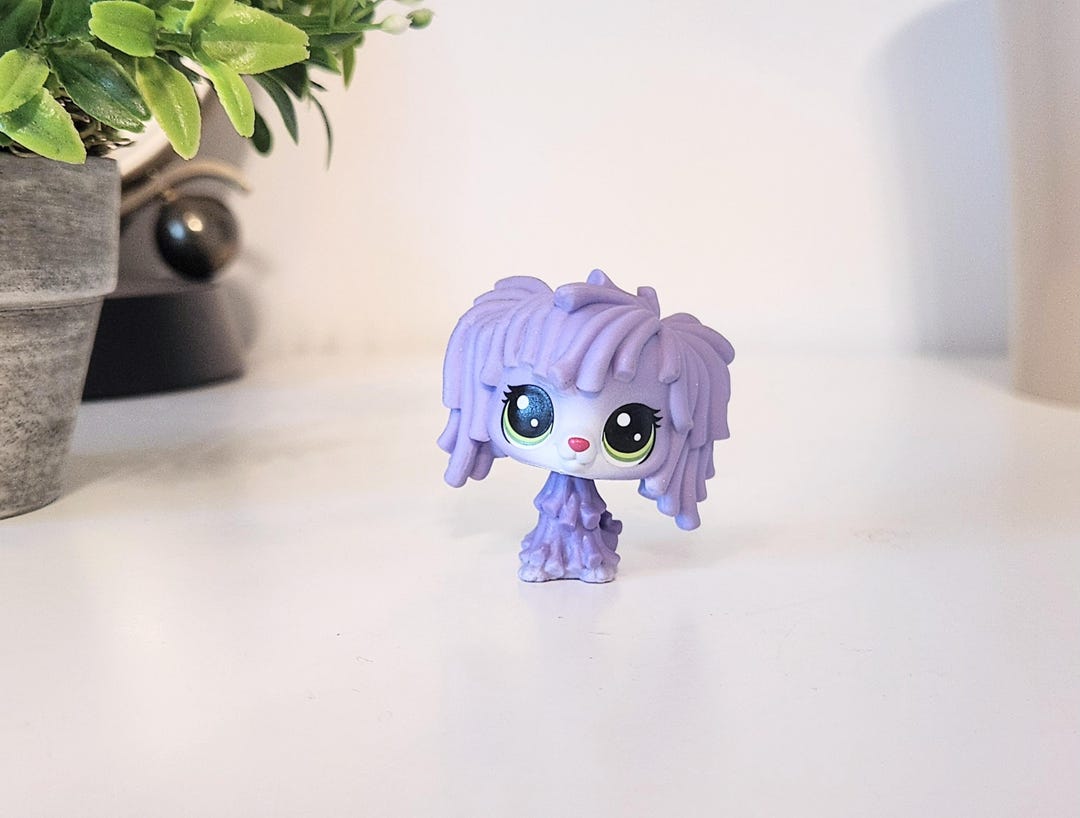 LPS #1-121 Purple Mop Dog G6 Maddy Mopton Komondor Sheepdog - Authentic ...