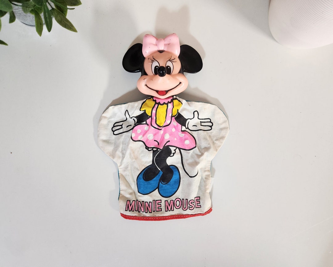Disney Minnie Mouse Hand Puppet Vintage Toy - Etsy
