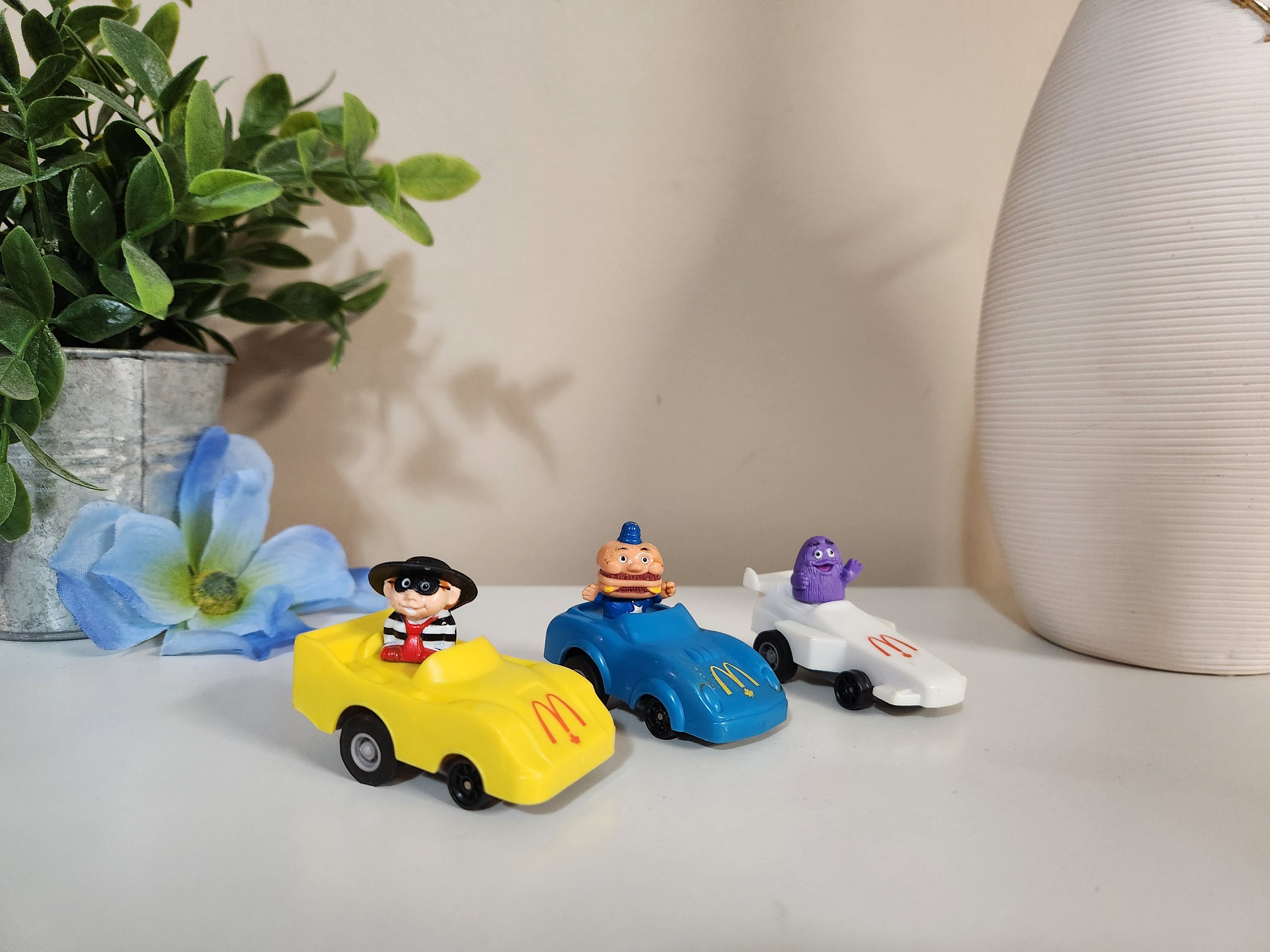 Mcdonalds Turbomac Happy Meal Toy Cars Lot of 3 Hamburglar Officer Mac ...