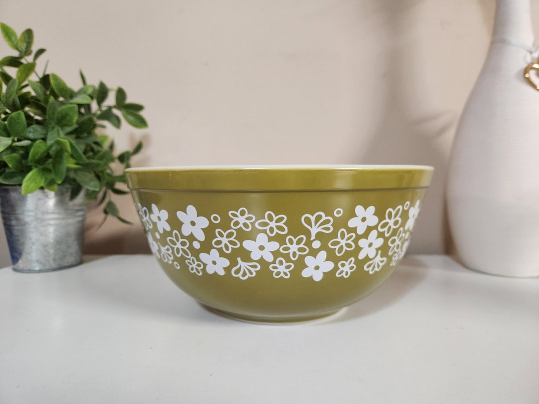Vintage Pyrex Crazy Daisy 403 spring Blossom Mixing Bowl - Etsy
