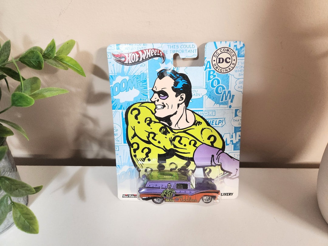 Hot Wheels DC Comics Originals the Riddler 8 Crate Delivery Van - Etsy
