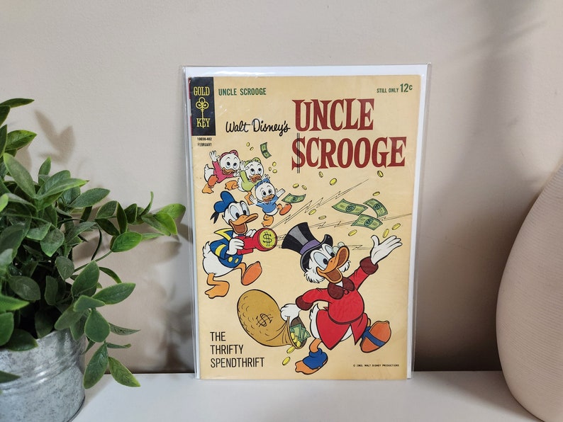 1960s Walt Disney's Uncle Scrooge Comic Book - Vintage Gold Key 'the ...