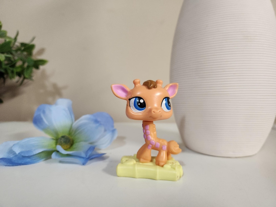 Littlest Pet Shop LPS Giraffe Bobble Head Mcdonald's Happy Meal Toy ...