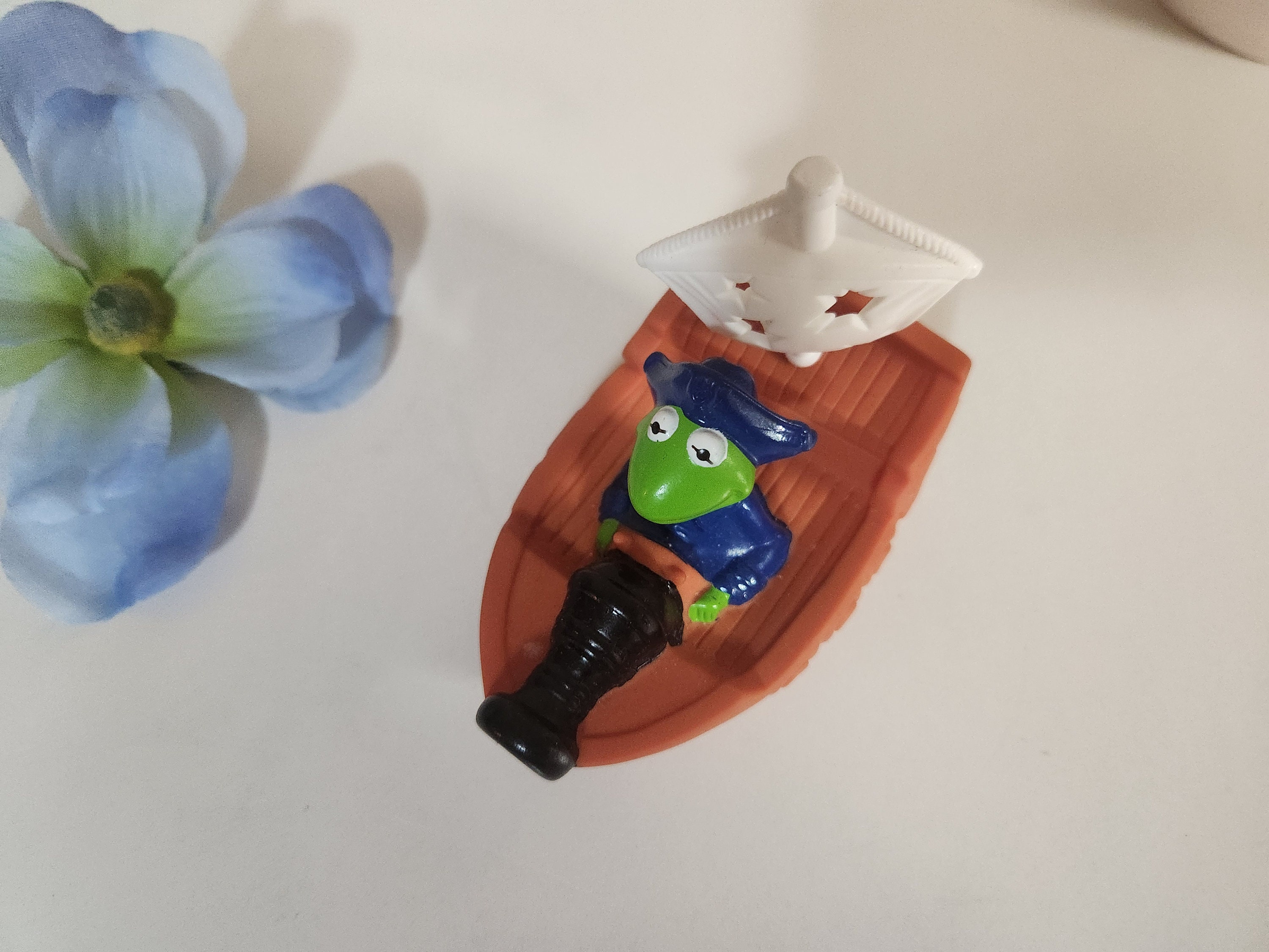 Muppet Treasure Island Kermit Captain Smollet Bath Tub Toy 90s ...