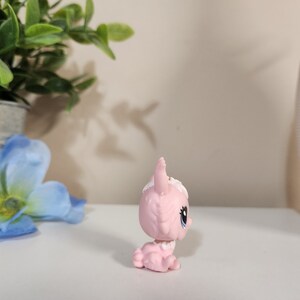 Littlest Pet Shop Angora Rabbit Pink Bunny White Hair Authentic LPS - Etsy