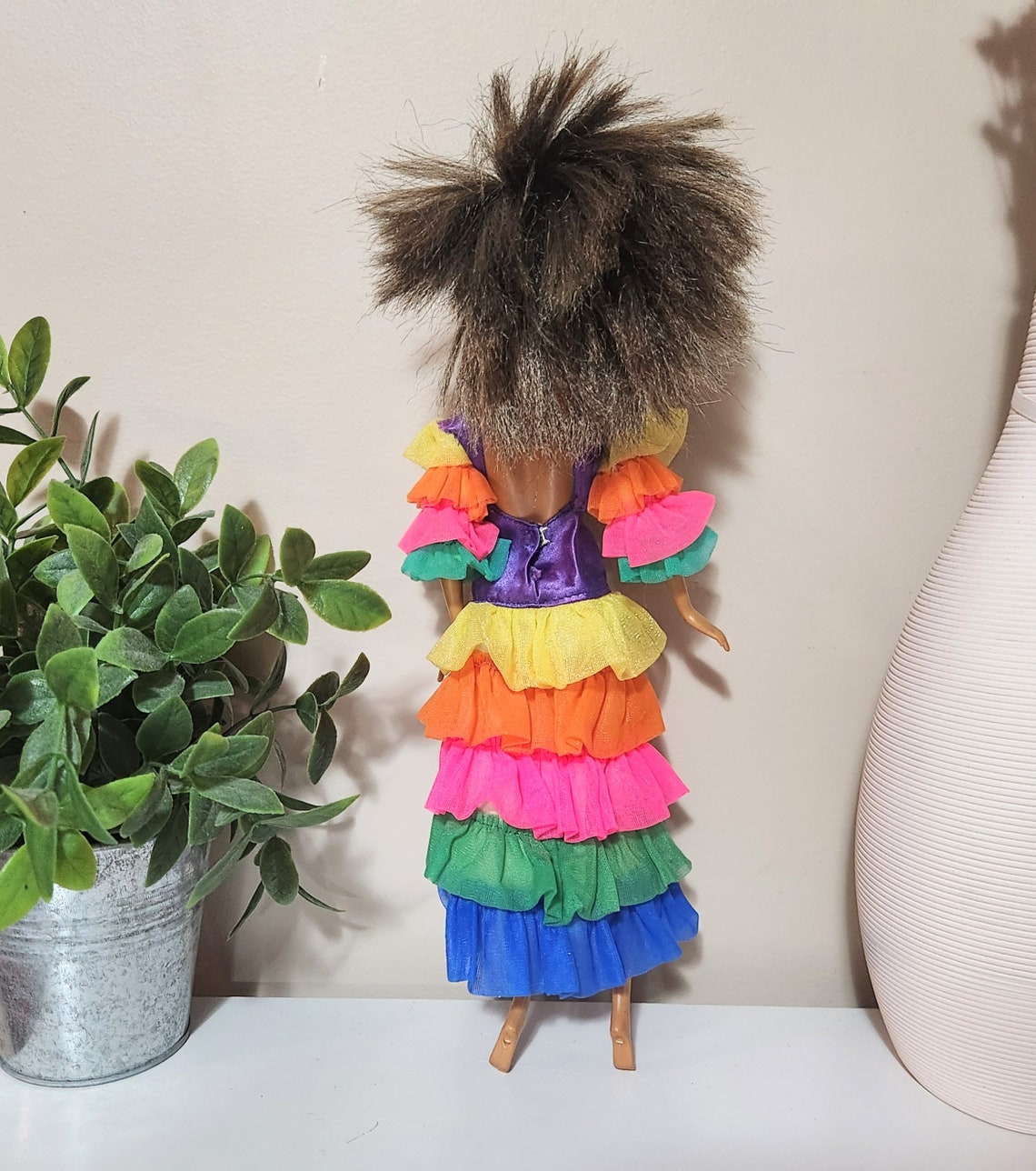 Vintage 1990s Mattel Barbie Doll Flaminco Salsa Samba Dress 1998 Barbie ...