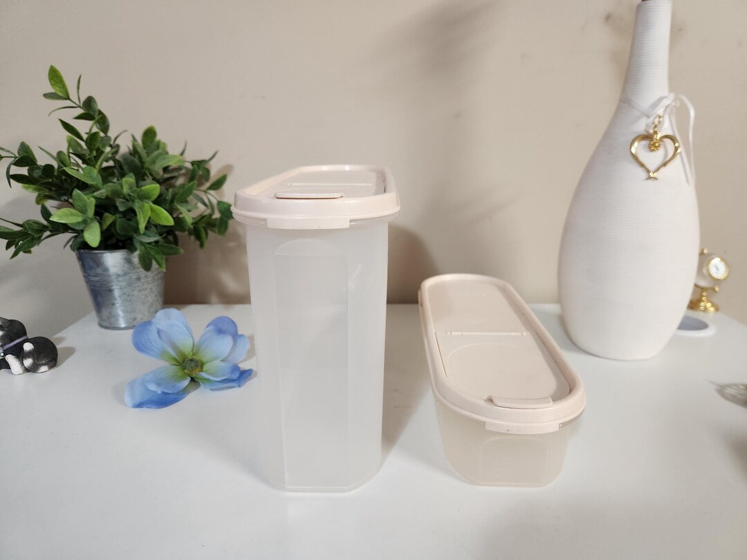 Set of 2 Tupperware Containers - Cereal Snack Storage, Pantry Kitchen ...