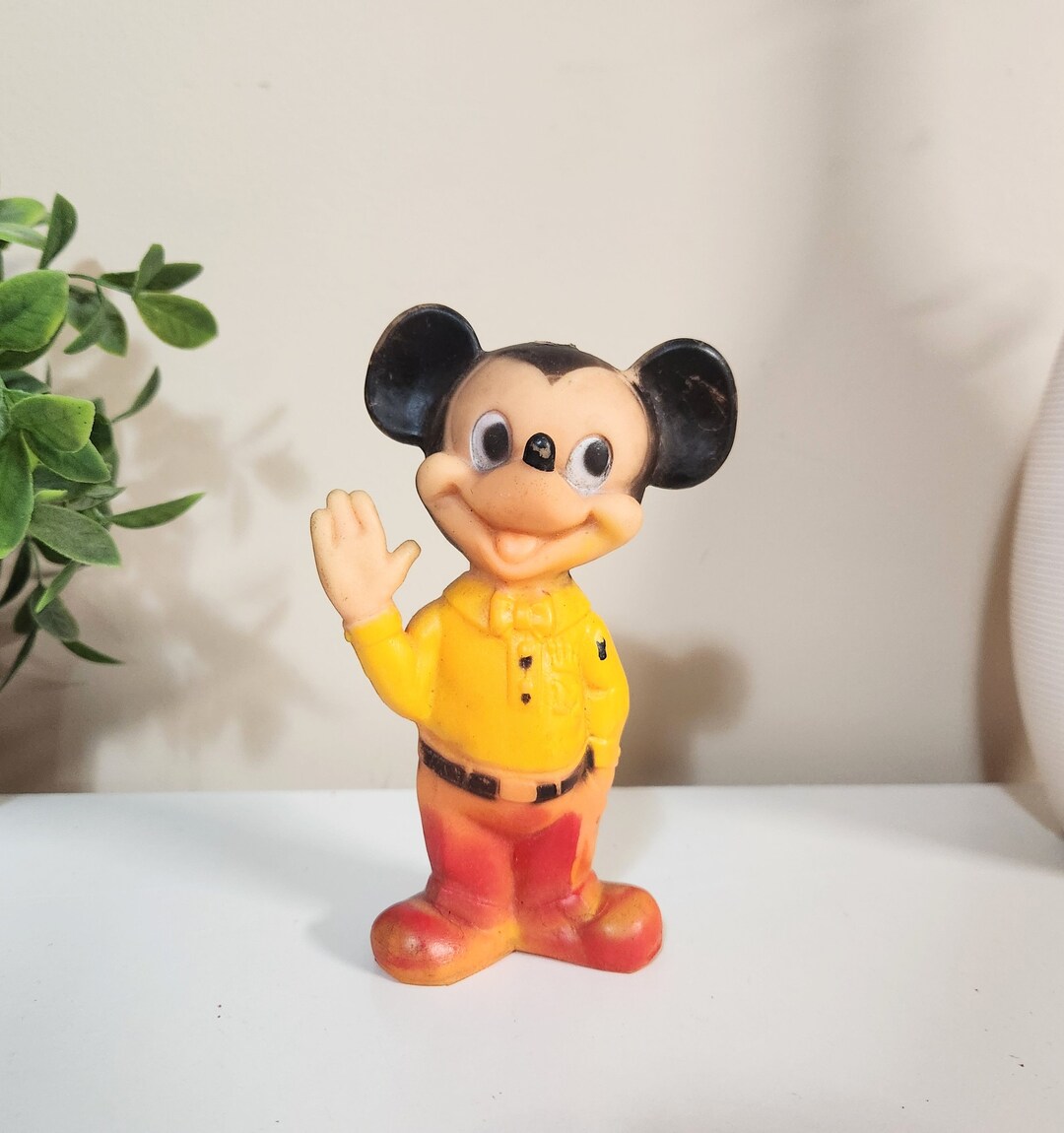 VINTAGE Mickey Mouse Squeeze Toy Vintage Walt Disney Mickey Mouse ...