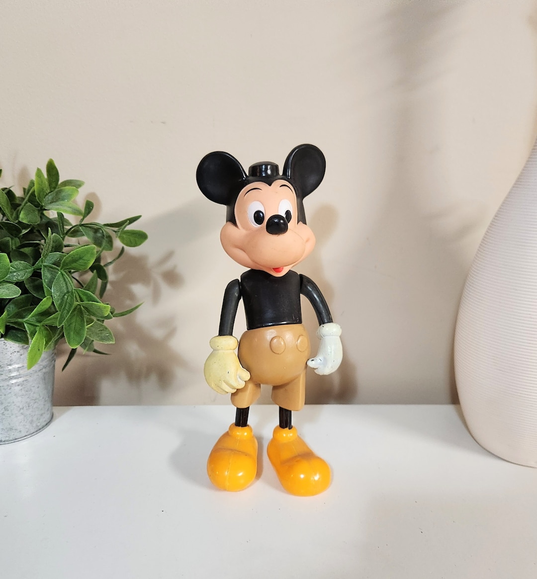 Vintage Plastic Mickey Mouse Made in Hong Kong - Etsy
