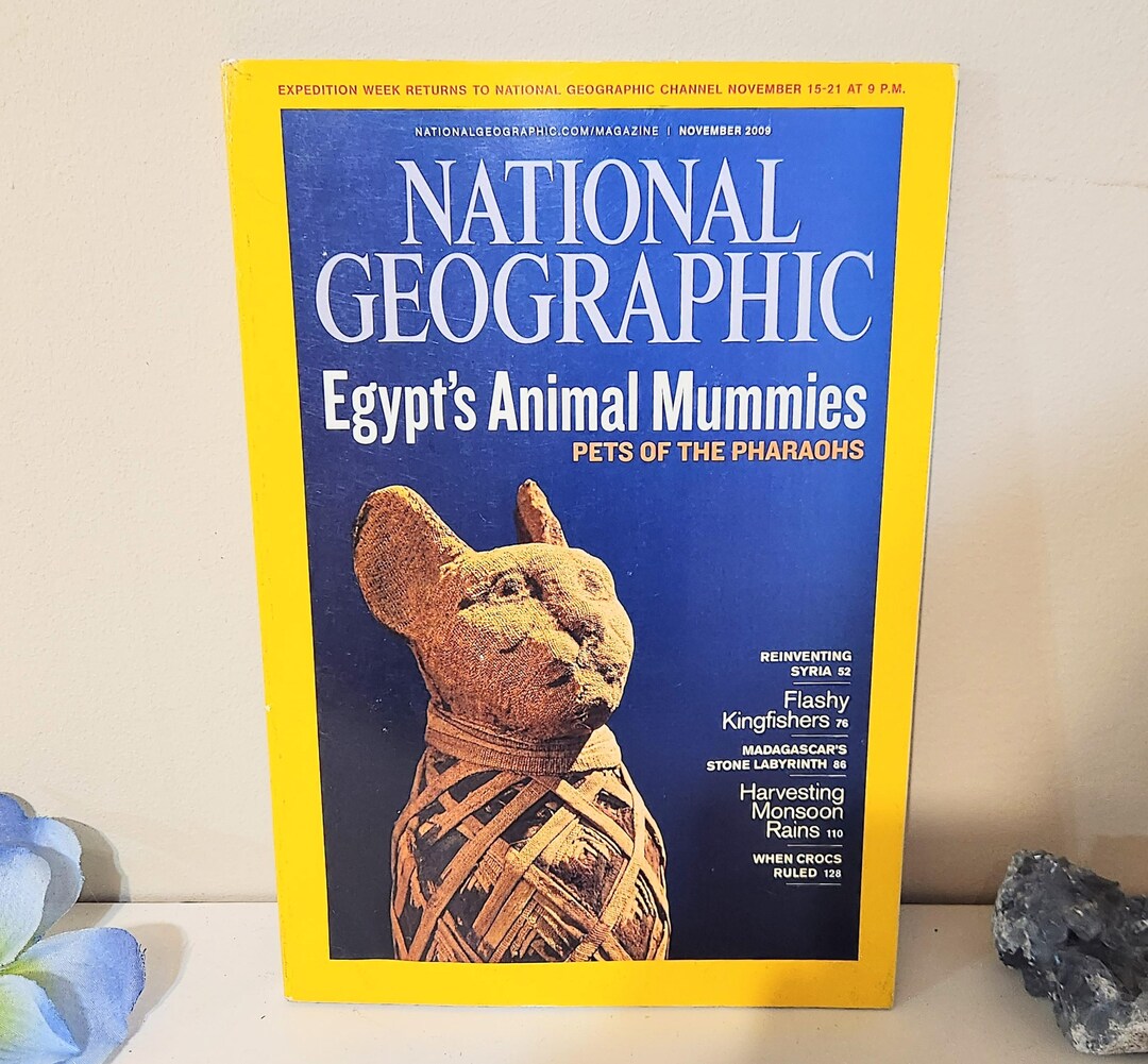 National Geographic Egypt Animal Mummies November 2009 Edition Magazine ...