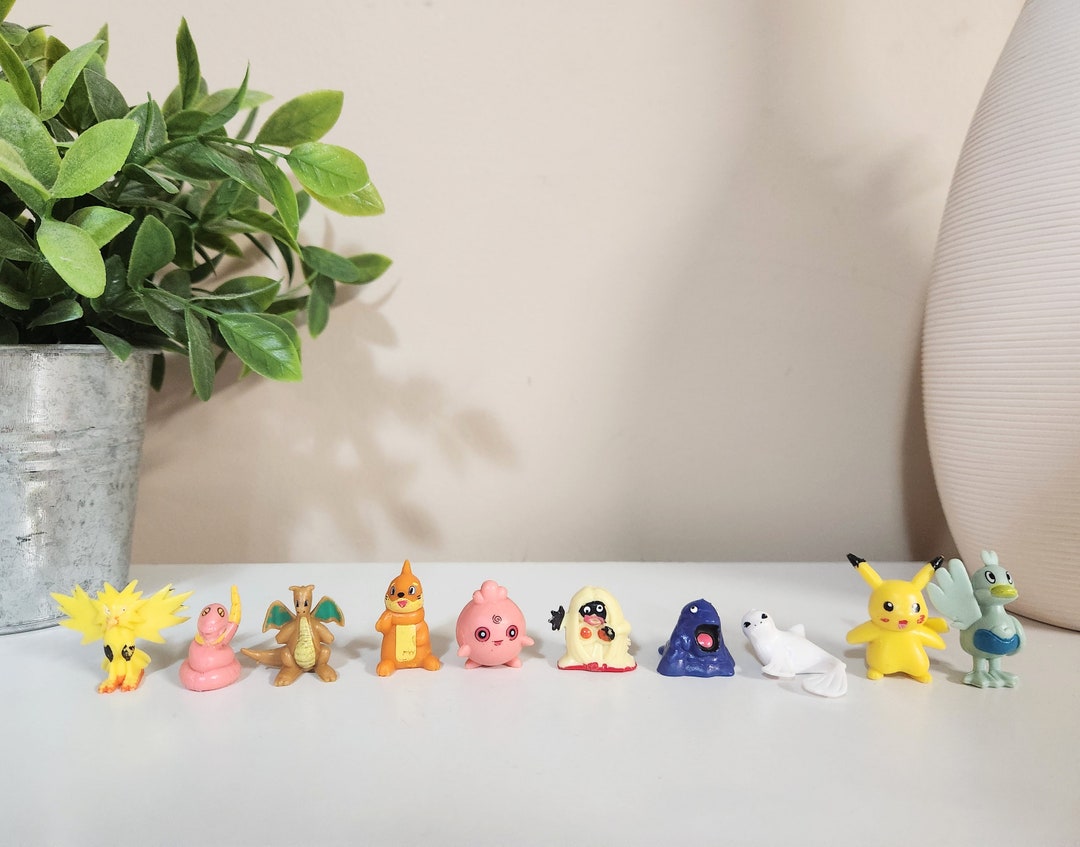 Lot of 10 Pokemon Figures Mini Approx 1 Cute Small - Etsy