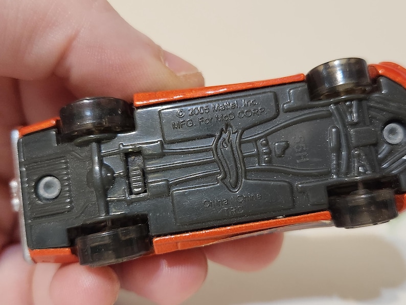 Rare Hot Wheels Mcdonald's Acceleracers Rivited Orange Hotrod Sports ...