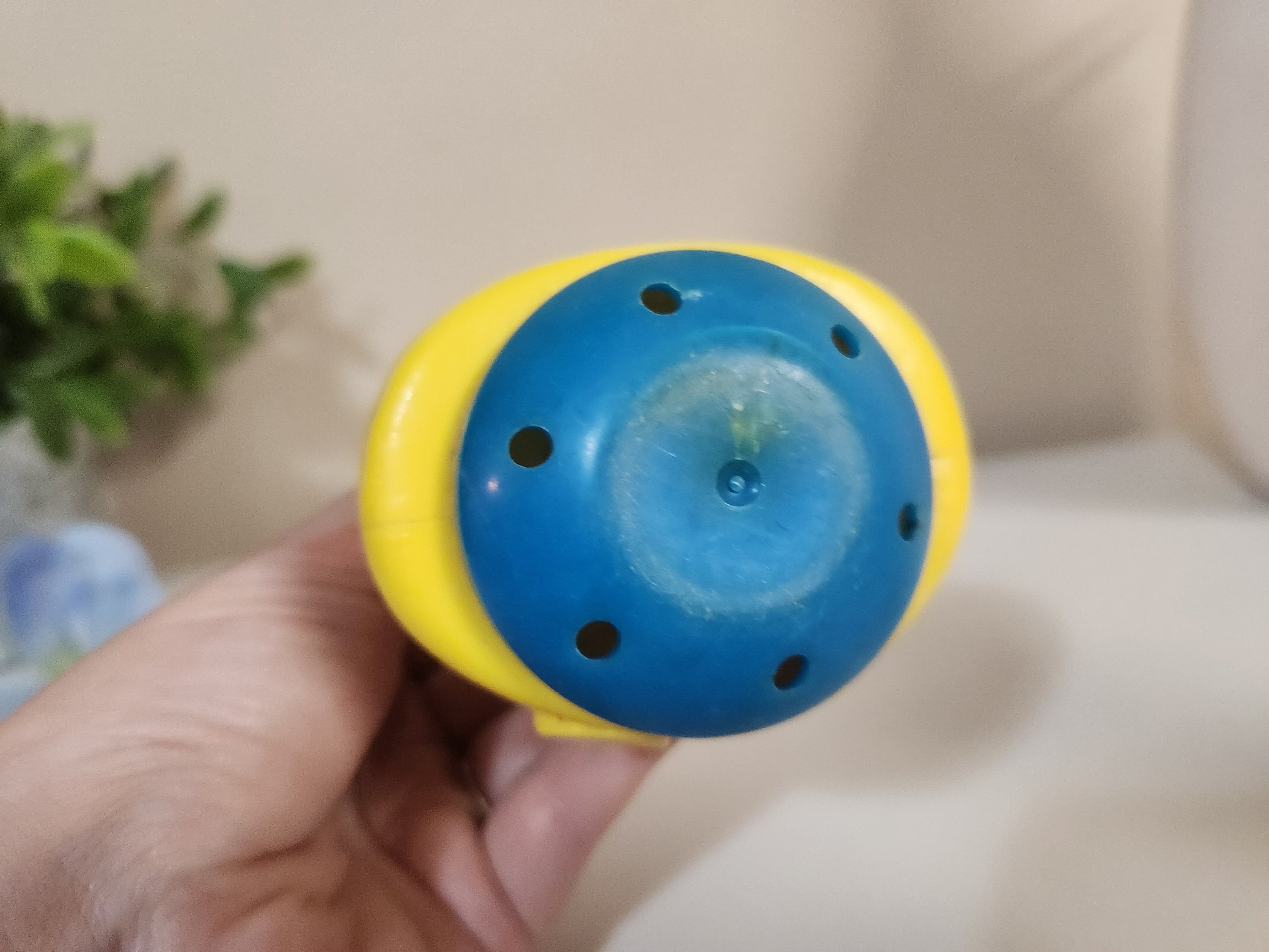 Vintage Fisher Price Yellow Wobble Man Toy Rub A Dub Men in Tub Little ...