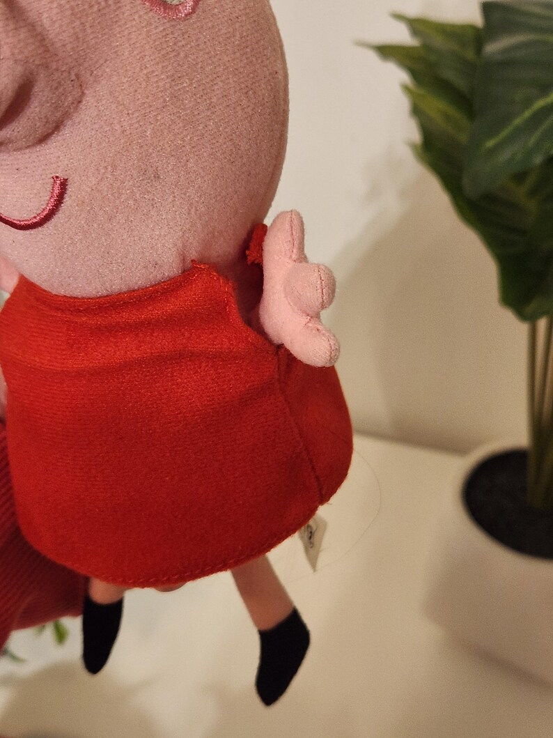 Ty Peppa Pig/george Beanie Baby & 8" Peppa Plush-teeny Tys-stuffed Farm ...