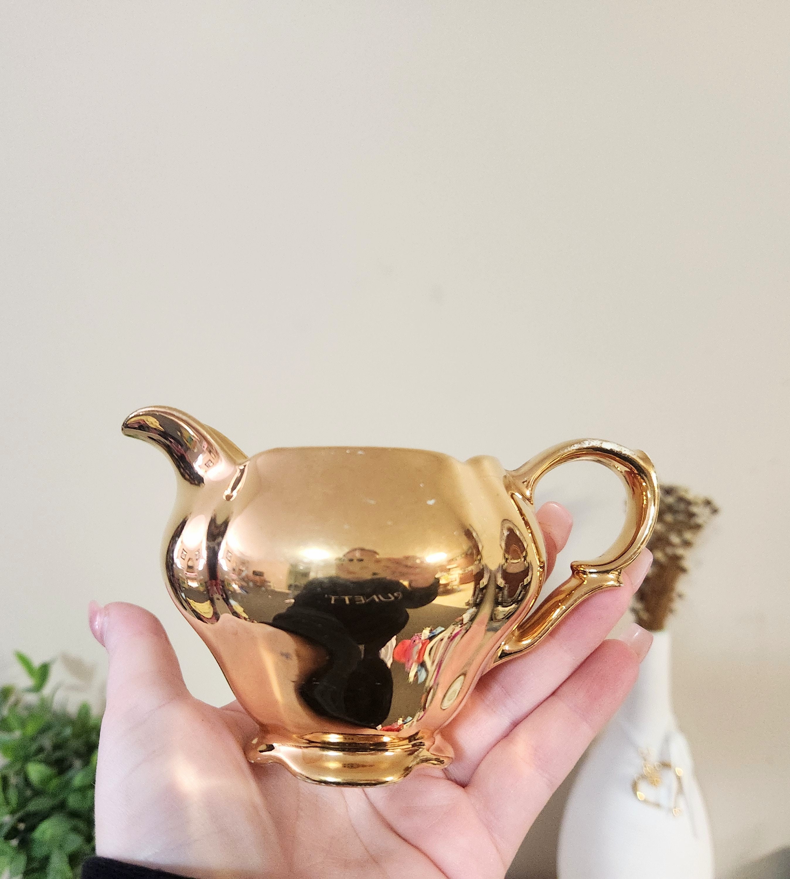 Luxe Royal Winton Golden Age Teapot 1960s Gold Luster Large Tea Pot ...