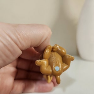 Littlest Pet Shop #786 Pug Puppy Dog Brown Cream Freckles Blue Teardrop ...