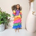 Vintage 1990s Mattel Barbie Doll Flaminco Salsa Samba Dress 1998 Barbie ...