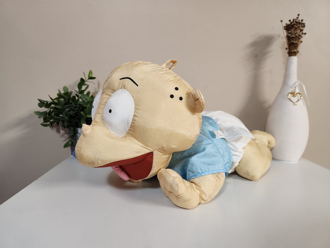 Vintage 1990s Rugrats JUMBO 23" Baby Tommy Pickles Plush Toy Doll ...