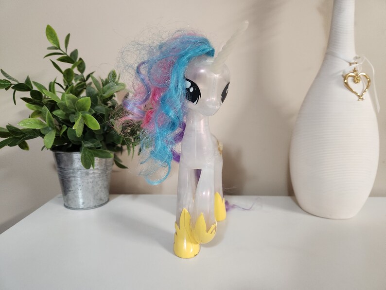 MLP My Little Pony Princess Celestia Light up Pony Glitter Glow - Etsy