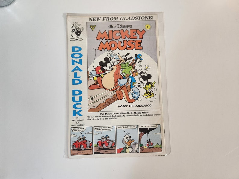 Walt Disney's Mickey Mouse Comic Book Vintage Gladstone - Etsy