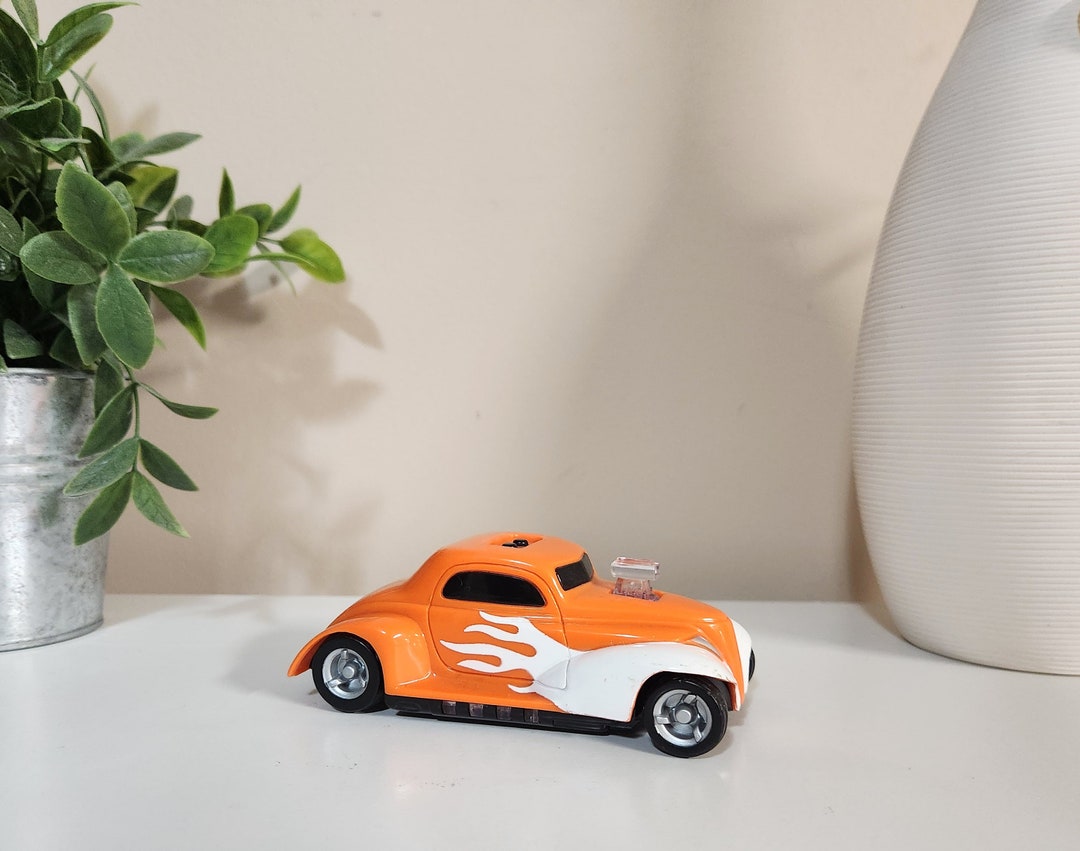 Orange Hot Rod White Flames Light & Sounds Toy Vehicle by Lanard (1998 ...