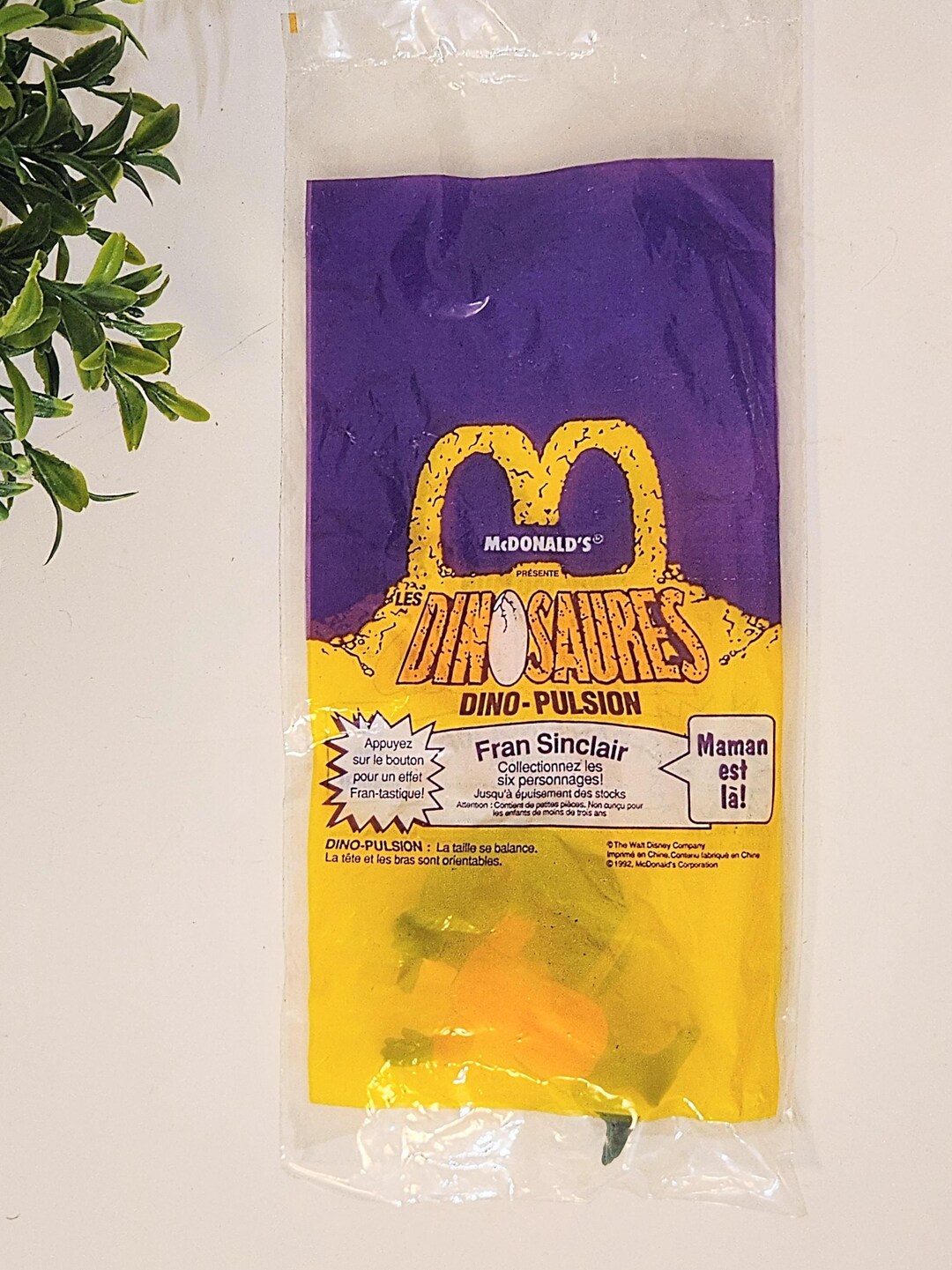 1992 Dino-motion Dinosaurs Fran Sinclair New in Packaging/sealed Bag ...