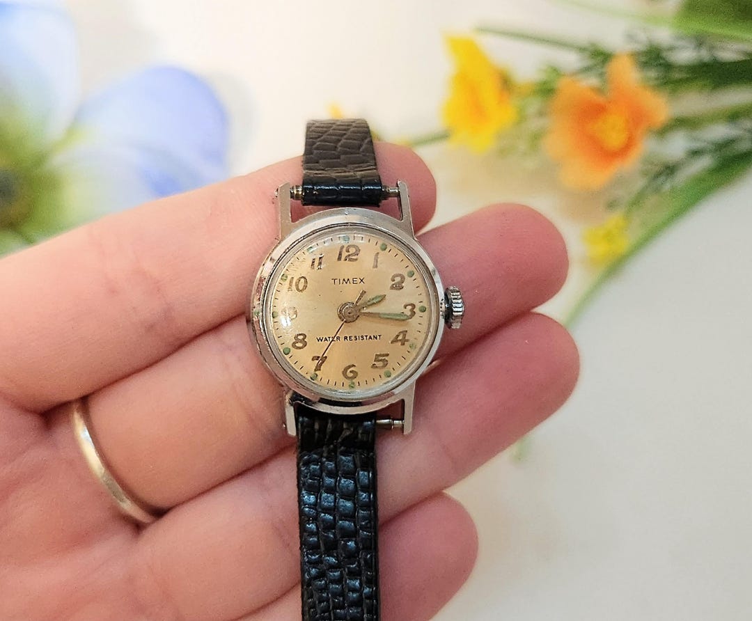 Vintage Timex Mechanical Hand-wind Wristwatch-women Antique Shockproof ...