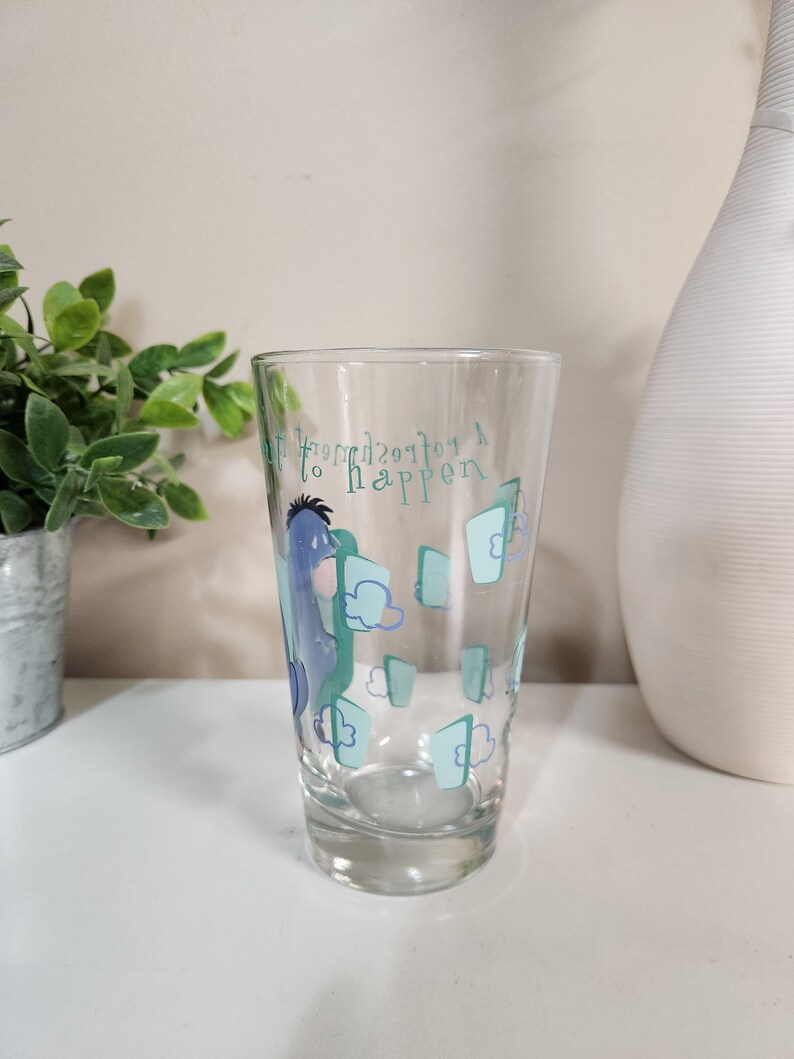 Disney Eeyore Glass - Winnie the Pooh Collectible Drinkware - Etsy