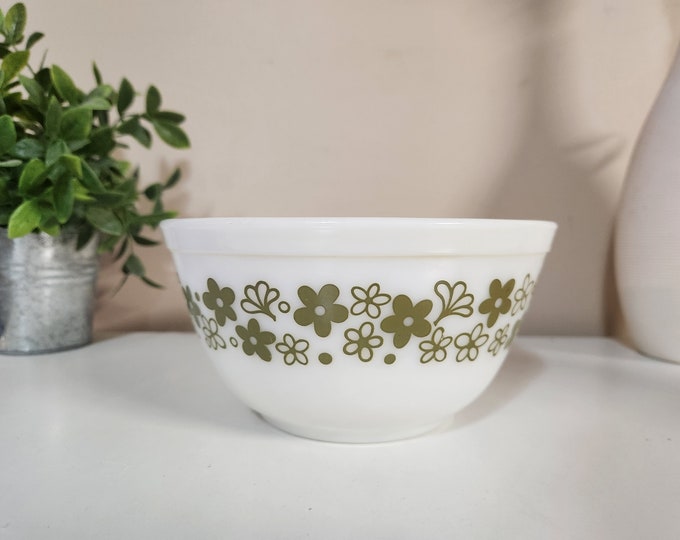 Pyrex 1 1/2 QT 402 Crazy Daisy Spring Blossom Nesting Mixing Bowl ...