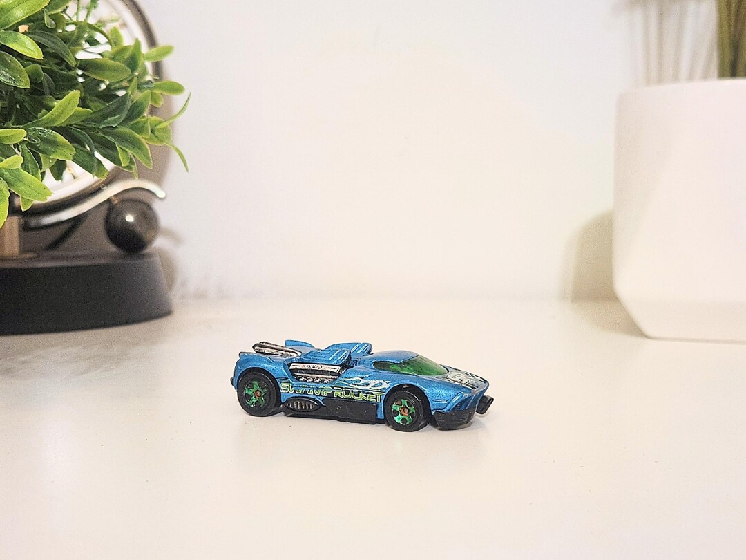 Hot Wheels Maelstrom Swamp Rocket SR Turquoise Blue Diecast 2000 Loose ...