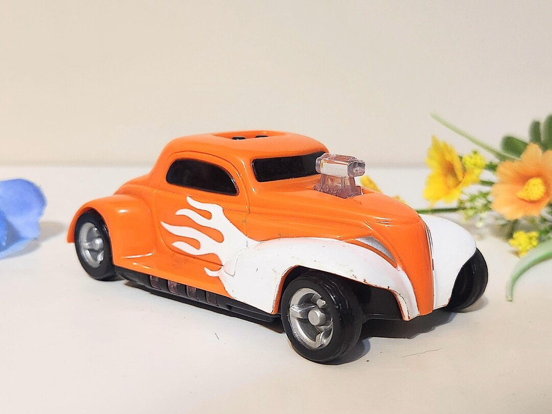 RARE Lanard Hotrod Sound/light-up 90s Flaming Toy Blower Motor Hot Rod ...