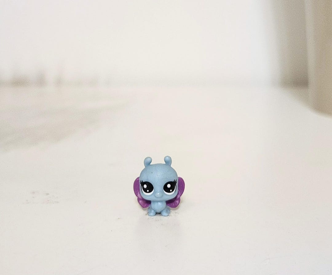 LPS #2-69 Teensy Butterfly "lulu Butterwings" Blue Purple Wings ...