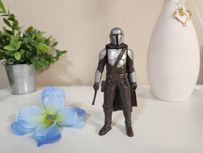 6" Star Wars Mandalorian Beskar Armor Action Figure Collectible Toy ...