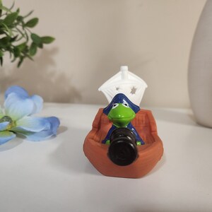 Muppet Treasure Island Kermit Captain Smollet Bath Tub Toy 90s ...