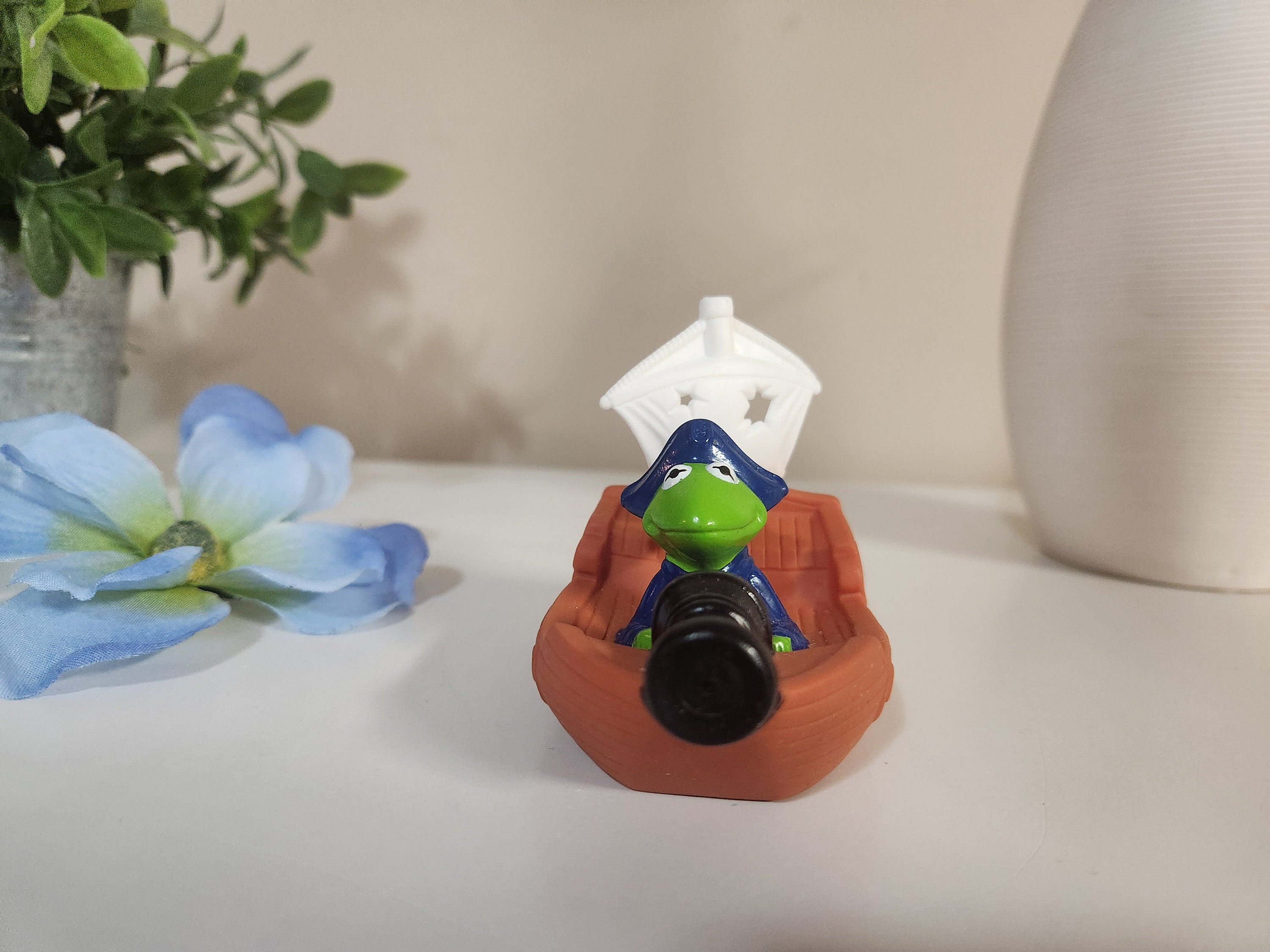 Muppet Treasure Island Kermit Captain Smollet Bath Tub Toy 90s ...