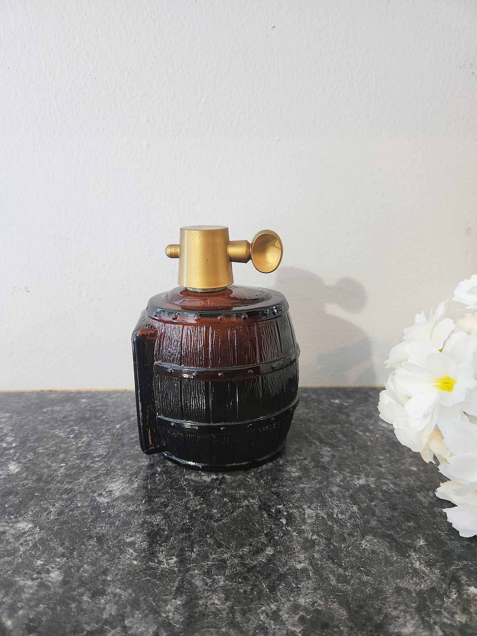 Avon Barrel on Tap Cologne Bottle | Vintage Perfume Bottle | 70s Glass ...