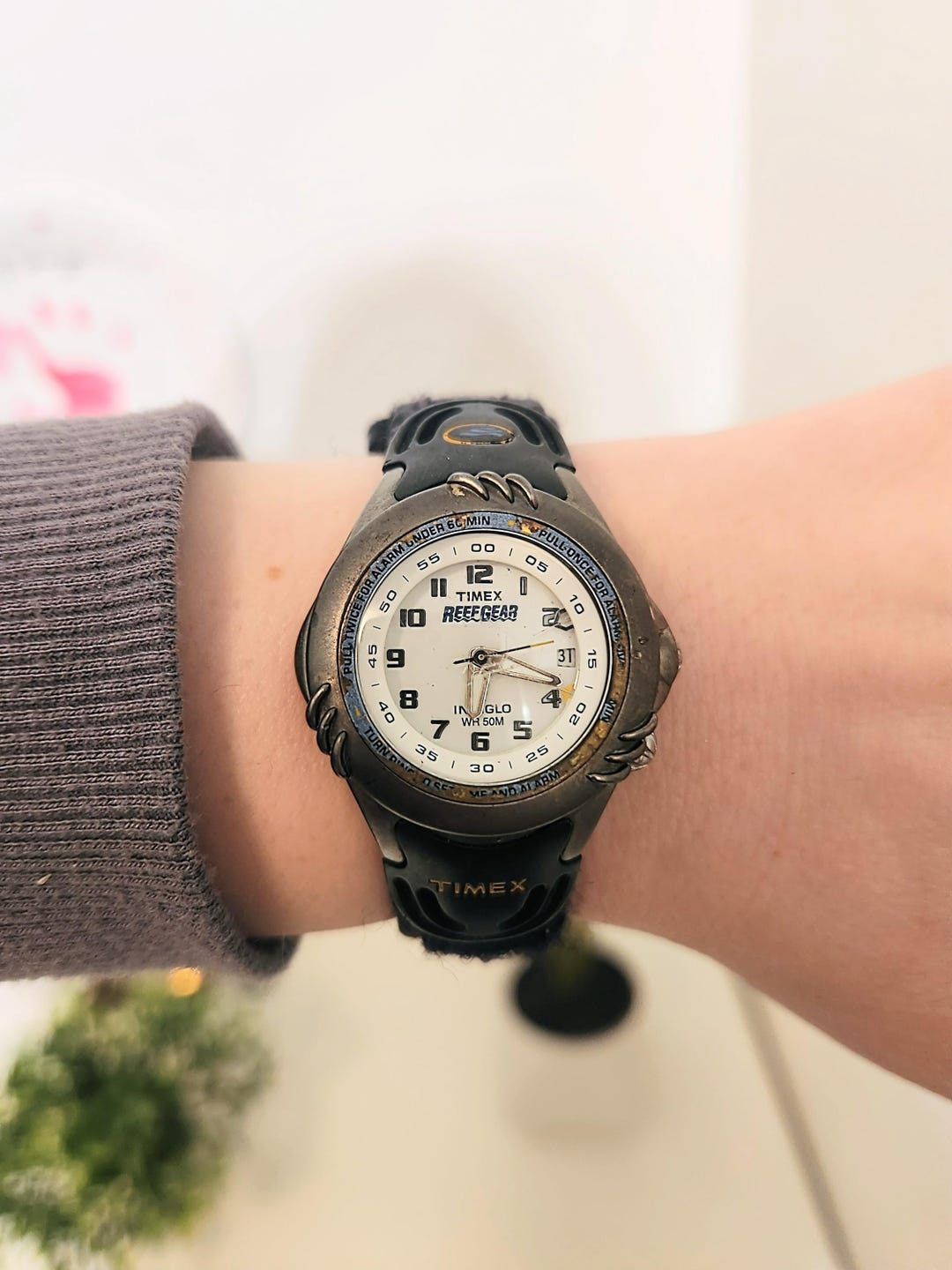 Vintage TIMEX Reef Gear Indiglo Day/date Alarm Watch Unisex Men's/women ...