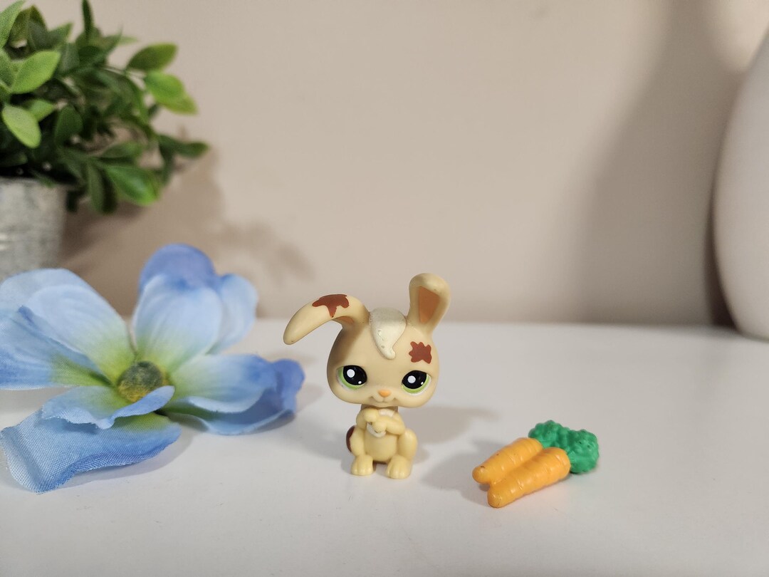 LPS #972 Messiest Bunny Carrot Accessory Included-authentic Littlest ...