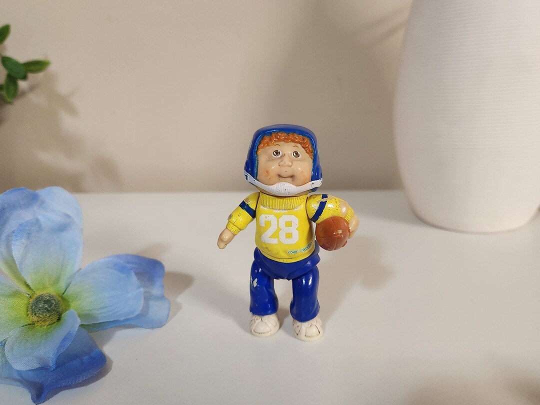Vintage Cabbage Patch Doll Football Player #28 Poseable PVC Figure ...