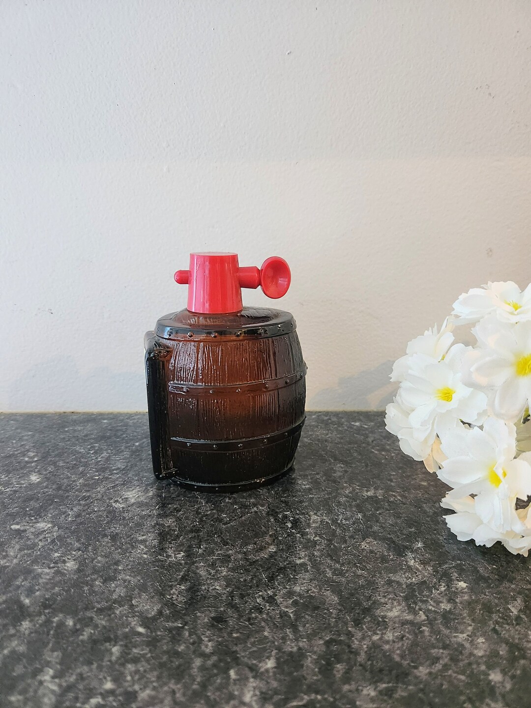 Avon Barrel on Tap Cologne Bottle | Vintage Perfume Bottle | 70s Glass ...