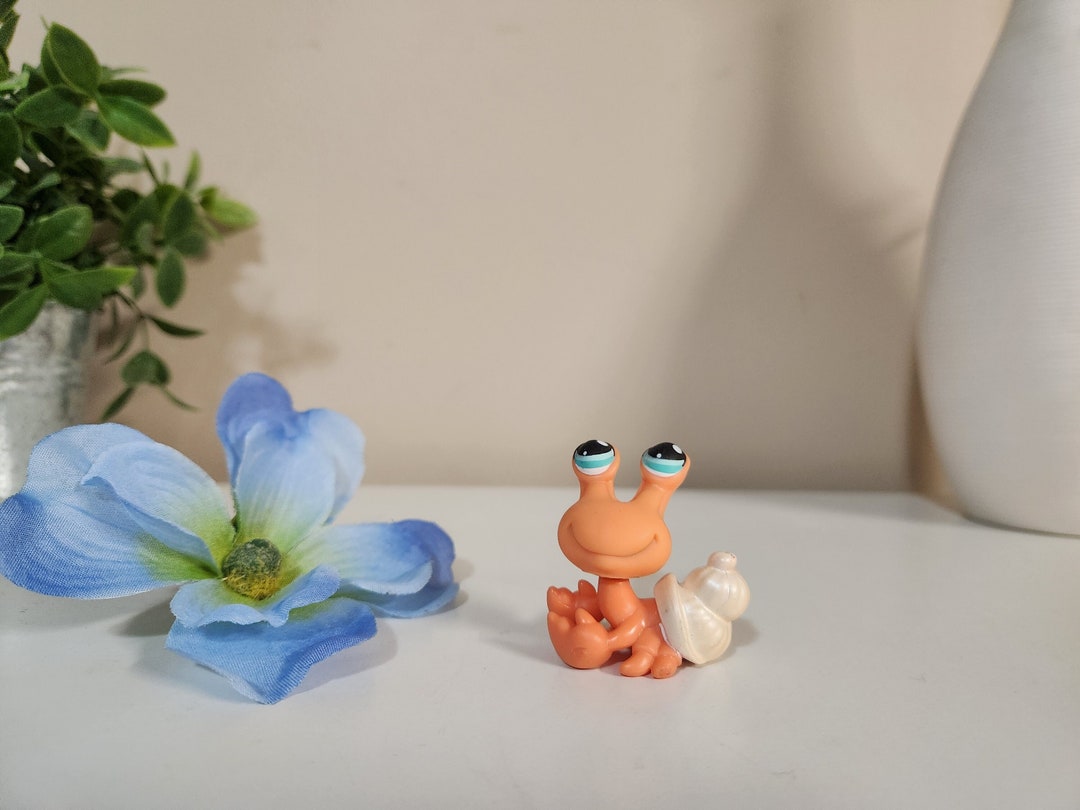 HERMIT CRAB #188 Littlest Pet Shop Authentic Hasbro LPS Golden Shell - Etsy