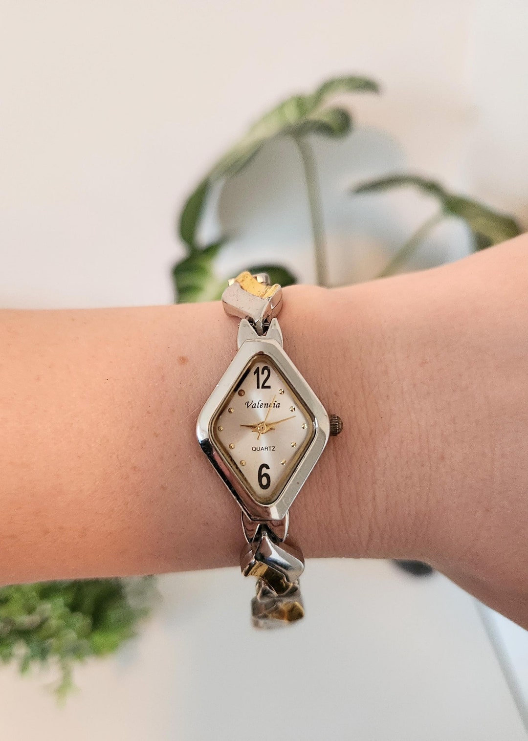 Vintage Ladies Valencia Gold/silver Two-tone Wristwatch - Women's ...