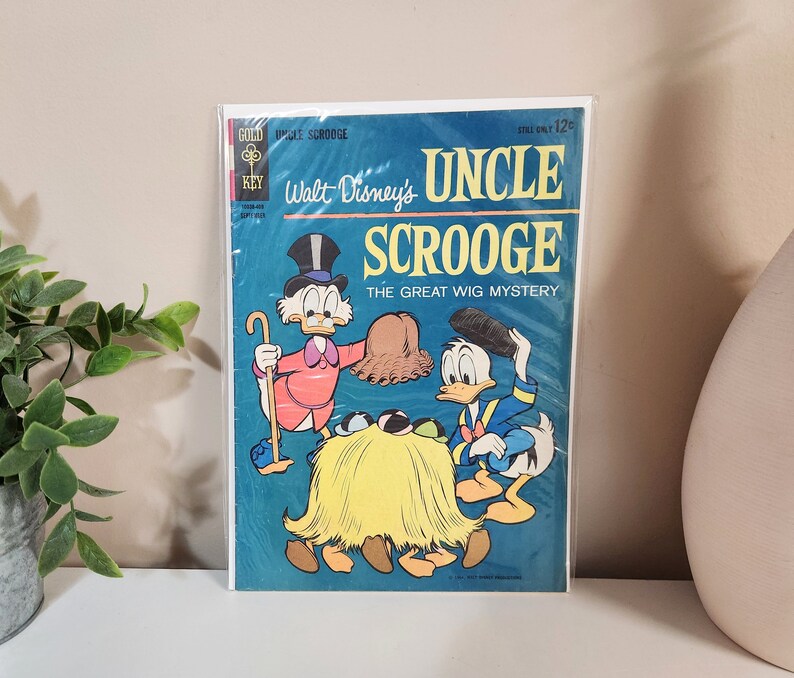 1960s Walt Disney's Uncle Scrooge Comic Book - Vintage Gold Key 'the ...