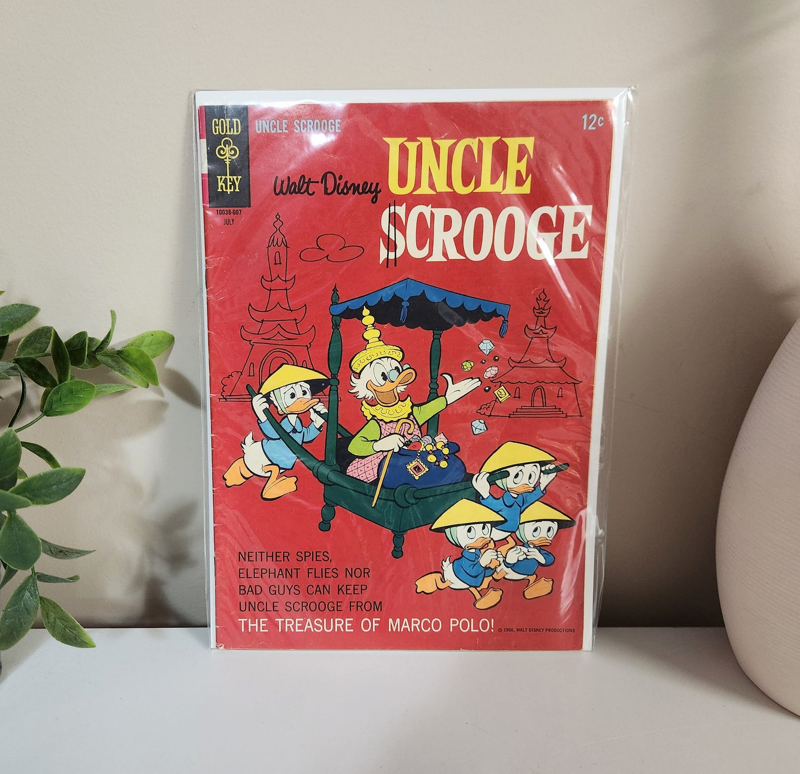 1960s Walt Disney's Uncle Scrooge Comic Book - Vintage Gold Key 'the ...