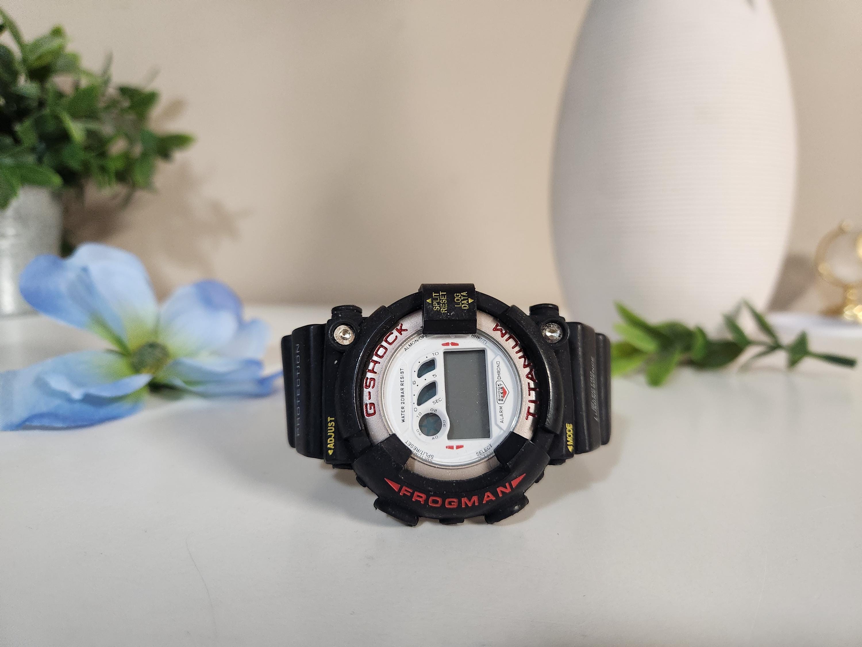 Casio G-shock Frogman Men's Watch Black Water & Shock Resistant Digital ...