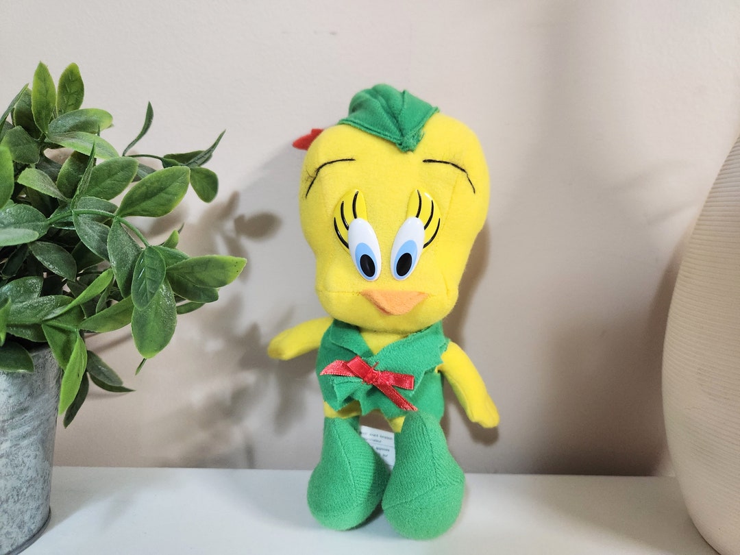 Vintage 1990s Tweety Elf Robin Hood Plush Toy LOONEY TUNES 1992 - Etsy