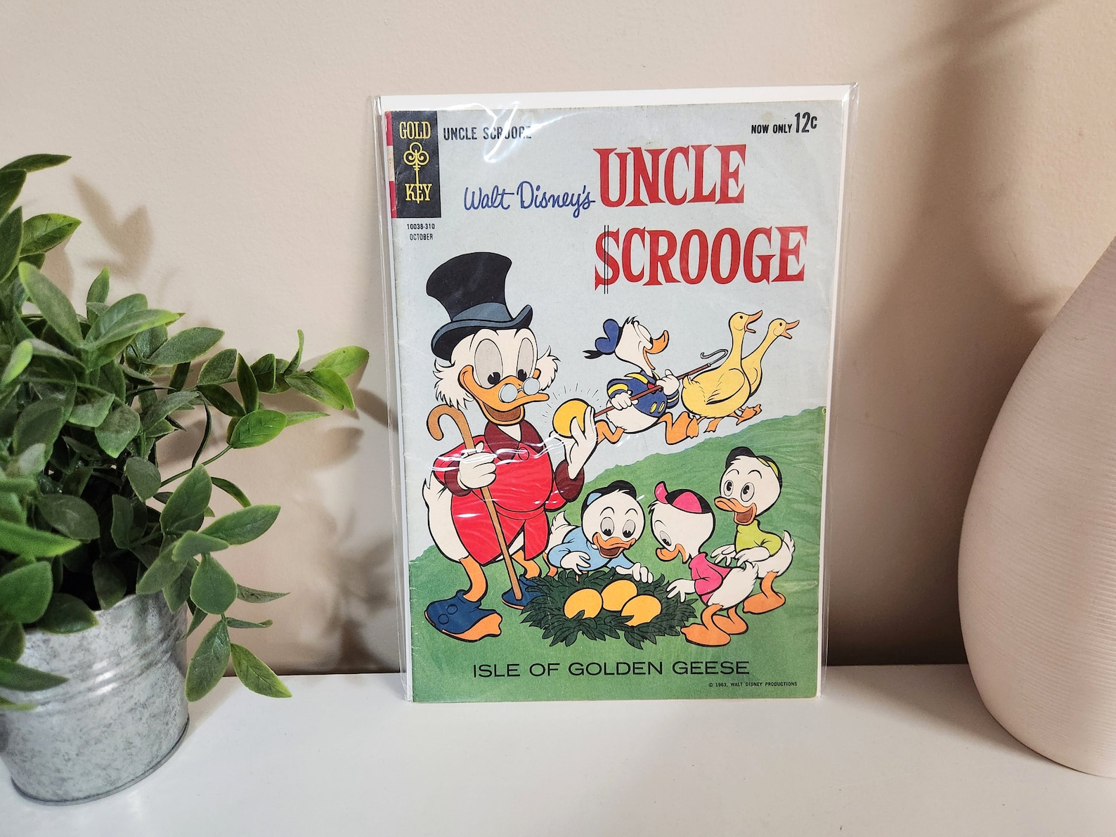 1960s Walt Disney's Uncle Scrooge Comic Book - Vintage Gold Key 'isle ...