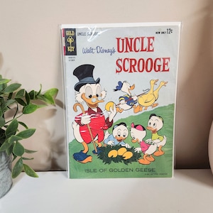 1960s Walt Disney's Uncle Scrooge Comic Book - Vintage Gold Key 'isle ...